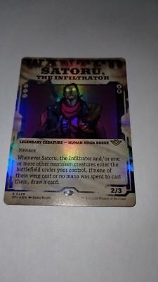 Satoru, the Infiltrator (Showcase) Foil Outlaws of Thunder Junction OTJ ...
