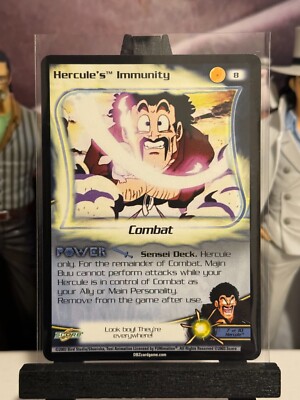 Dragon Ball Z CCG Hercule's Immunity 8 Fusion Saga Unlimited Common! | eBay