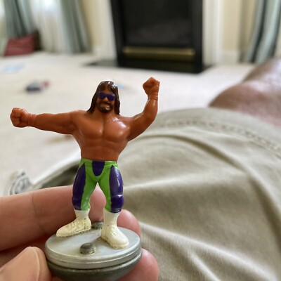Rare WWF Hasbro Royal Rumble Mini Figure Macho Man Randy Savage with ...