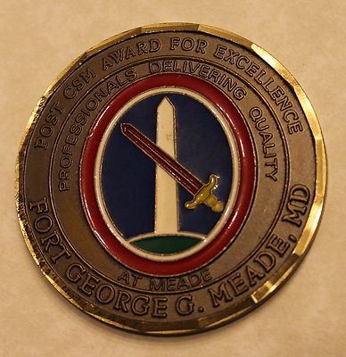 Command Sergeant Major Award For Excellence NSA Ft Meade Army Challenge ...