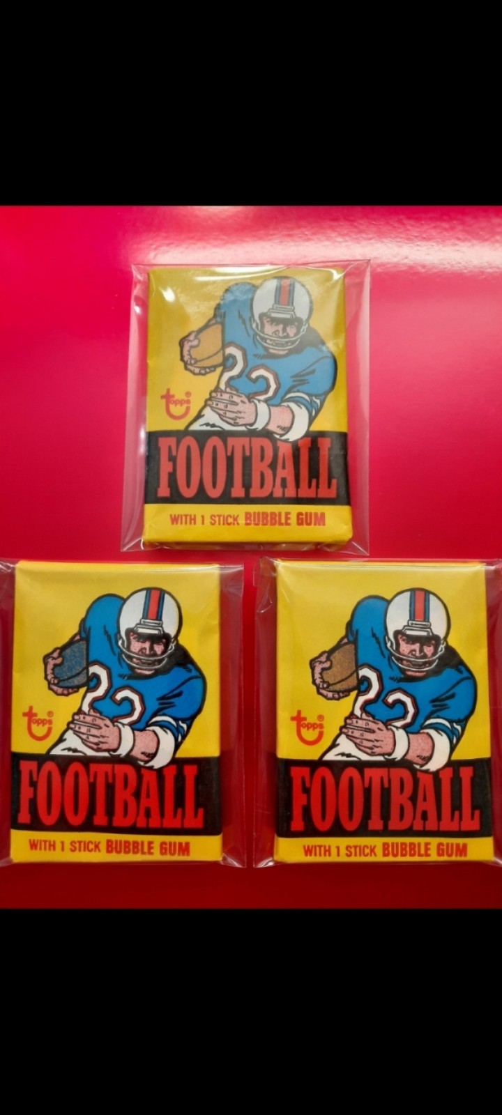 1976 (3) Topps Football Wax Pack - CLEAN! Possible Walter Payton RC | eBay