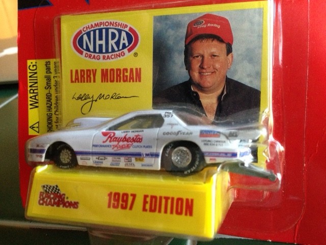 LARRY MORGAN "RAYBESTOS" 1/64 NHRA PONTIAC P/S DIE CAST RACING ...