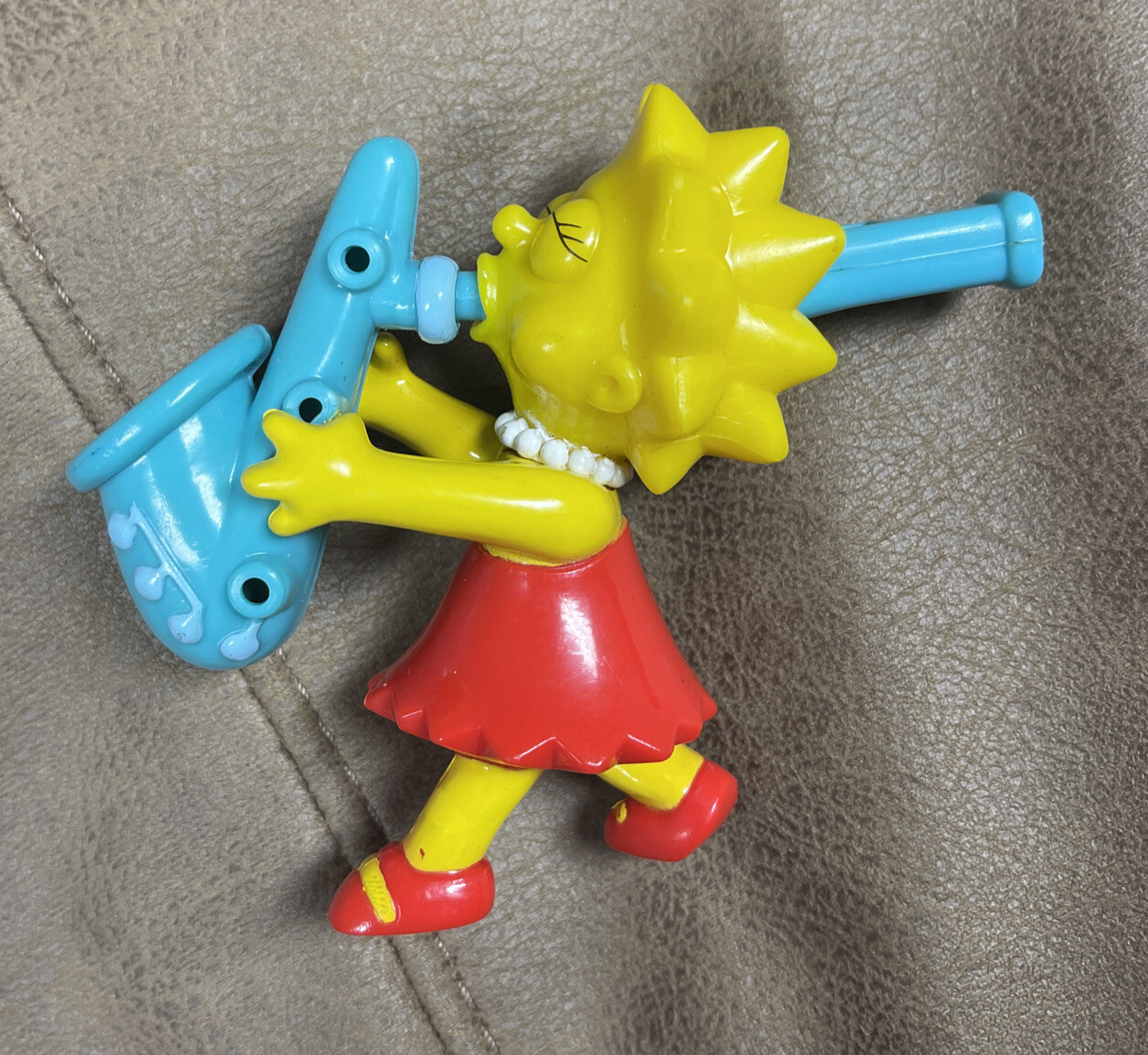 Vtg Lisa Simpson Saxophone Subway Toy 1997 The Simpsons Kids Meal Matt ...