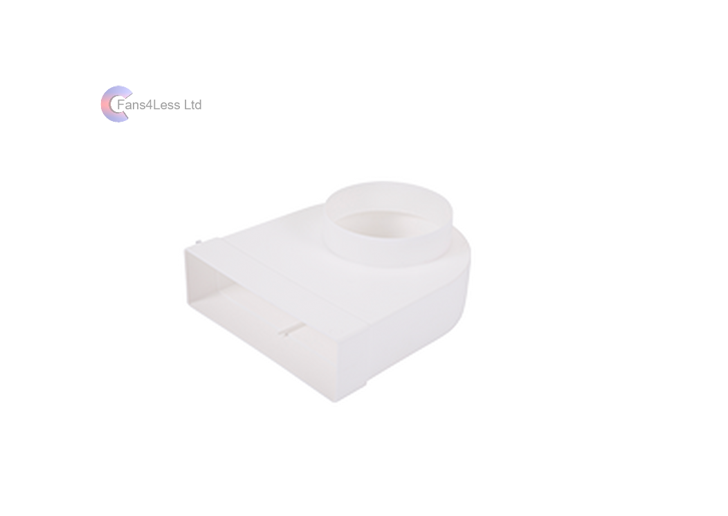 Flat Rectangular Ducting 220x90 Extractor Ventilation Heat Recovery Fan ...