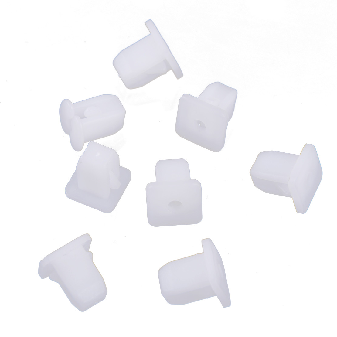 50x Plastic Square Car Fender Fastener Rivet Push Clips Retainer 8 x 8. ...