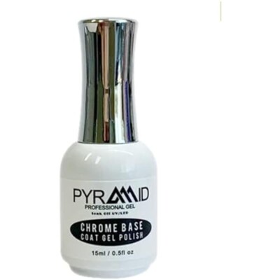 Pyramid Professional Gel Chrome Base Coat Gel Polish 15ml/0.5 oz New ...