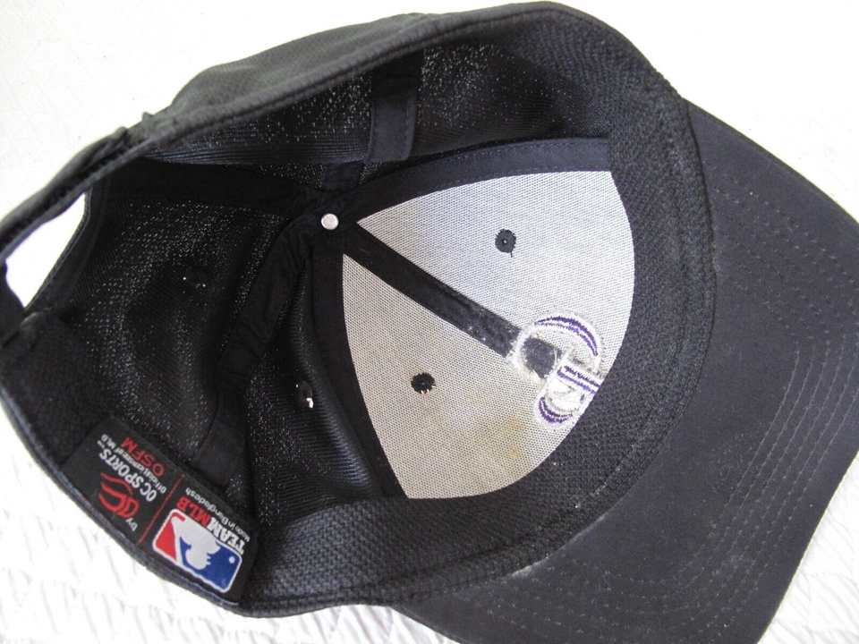 Colorado Rockies MLB OC Sports Ball Cap Black Hat / CR Logo Team Hook ...