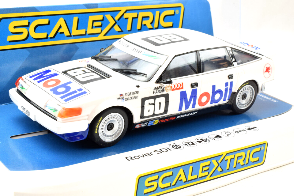 Scalextric "Mobil" Rover SD1 DPR W/ Lights 1/32 Scale Slot Car C4535 | eBay