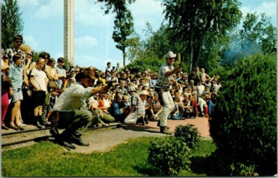 Vtg Wisconsin Dells Fort Dells Amusement Park Black Bart Battle ...