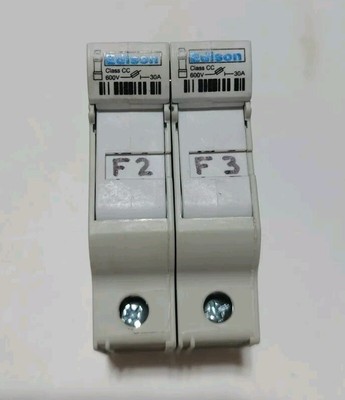 Edison EHCC2DU Modular Fuse Holder Class CC 2-Pole 30A 600V | eBay