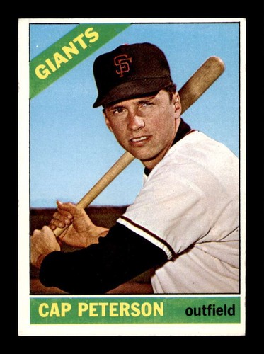 Cap Peterson #349 Set Break 1966 Topps San Francisco Giants | eBay
