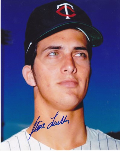 STEVE LUEBBER MINNESOTA TWINS ACTION SIGNÉ 8x10 | eBay