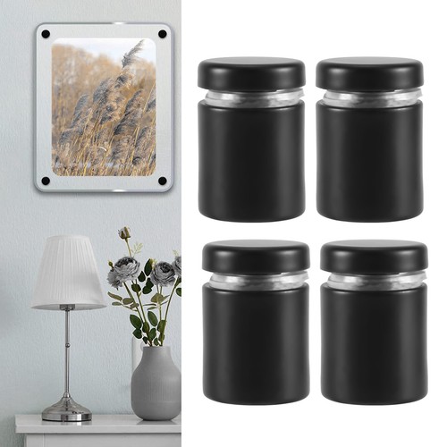 8 Pack Standoff Screws 3/4 x 1 Inch Black Sign Standoffs Hanging ...