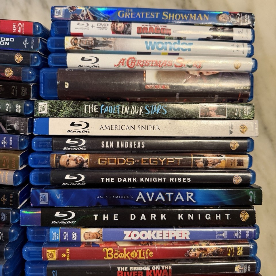 Blu-ray Movie Lot of 50 Assorted Titles No Duplicates Lot C | eBay