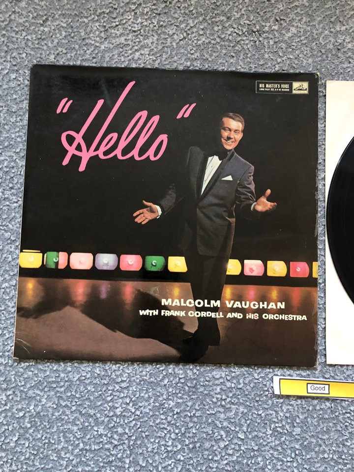 Malcolm Vaughan - Hello Malcolm Vaughan - 12" Vinyl Record - G/G Condition | eBay