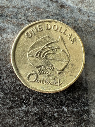 AUSTRALIA $1 ONE DOLLAR 2002 " ERROR " YEAR OF THE OUTBACK “MISS STRIKE ...