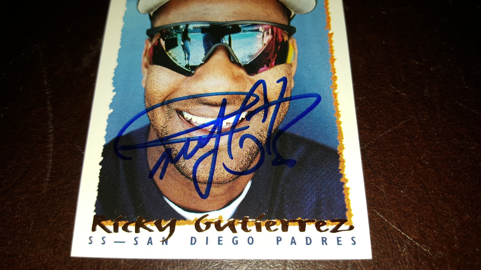 RICKY GUTIERREZ SIGNED 1995 TOPPS CARD AUTOGRAPHED | eBay