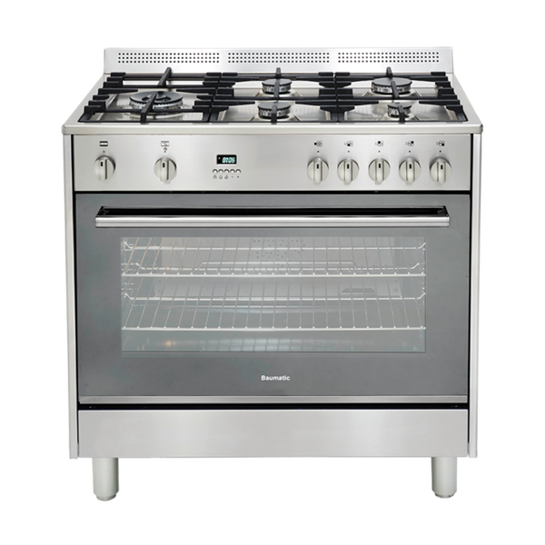 Baumatic 90cm Dual Fuel Freestanding Cooker Model BAF90EG for sale ...