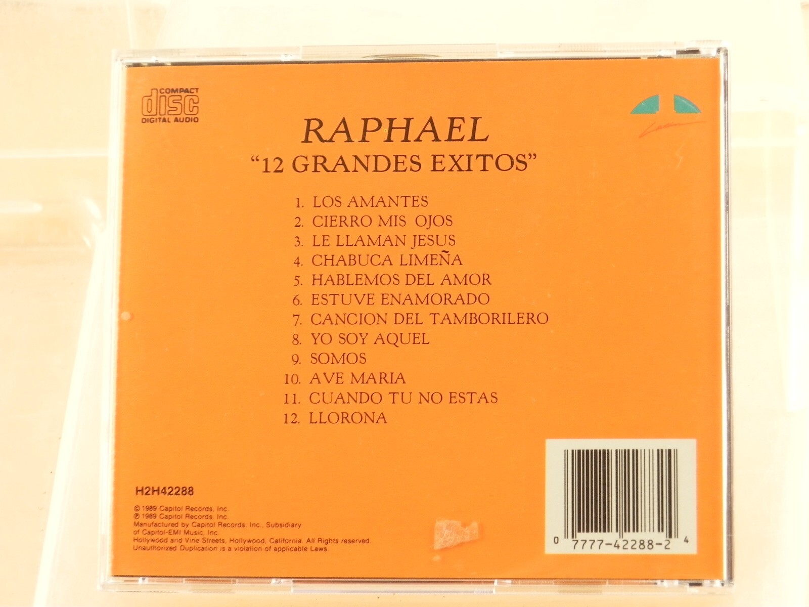 RAPHAEL - 12 Grandes Exitos - CD 77774228824| eBay