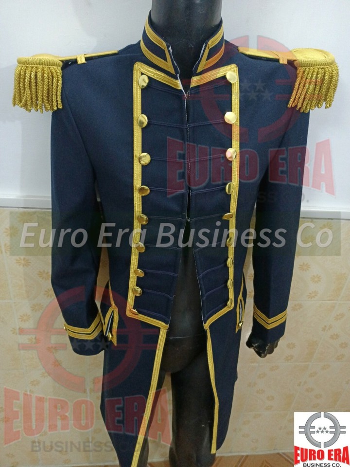 Napoleon Admirals Royal Captain Frock Coat,18th Century Naval Coat ...