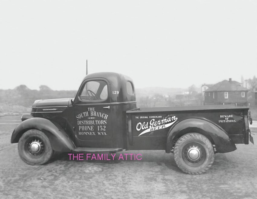 OLD GERMAN BEER PICKUP TRUCK 8.5X11 PHOTO SOUTH BRANCH DISTRIBUTORS ...