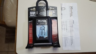 MASTER LOCK - SAFE SPACE LOCK BOX - PORTABLE PUSH BUTTON - W ...