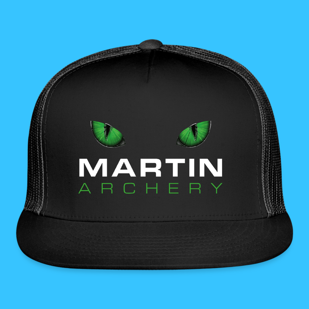 Martin Archery Logo Black Adjustable Trucker Hat Cap Adult Size | eBay