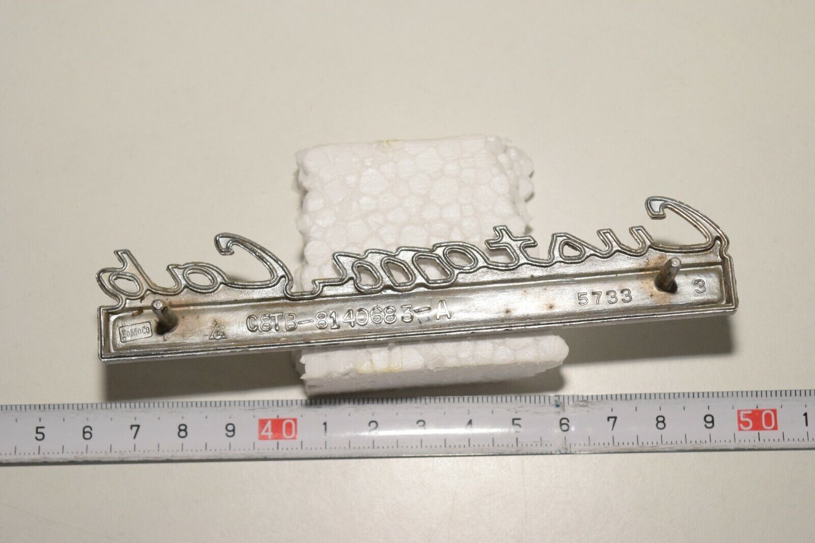 ORIGINAL VINTAGE FORD CUSTOM CAB F EMBLEM BADGE 40'S 50'S 60'S EXCELENT ...