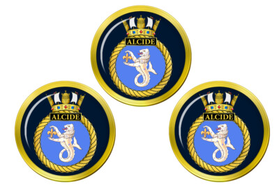HMS Alcide, Royal Navy Golf Ball Markers | eBay