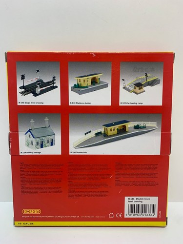 Hornby R636 00 Gauge Level Crossing Double Track for sale online | eBay