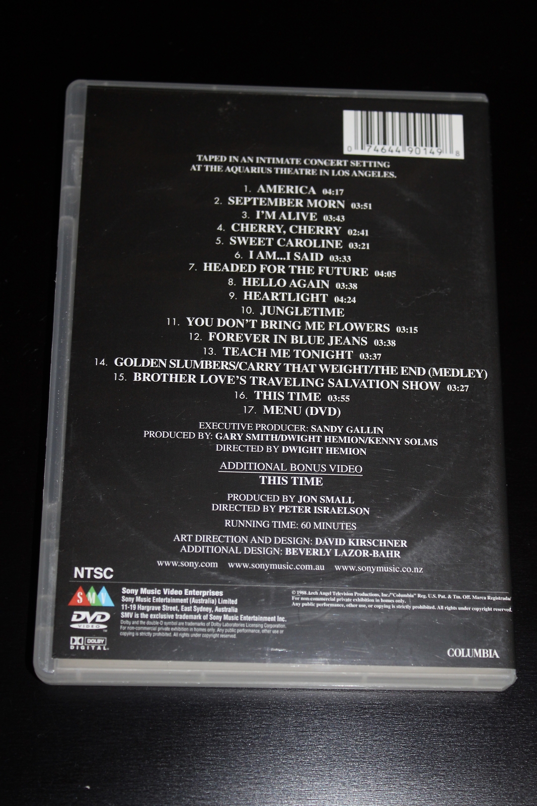 Neil Diamond - Greatest Hits Live - 1988 Concert - DVD | eBay