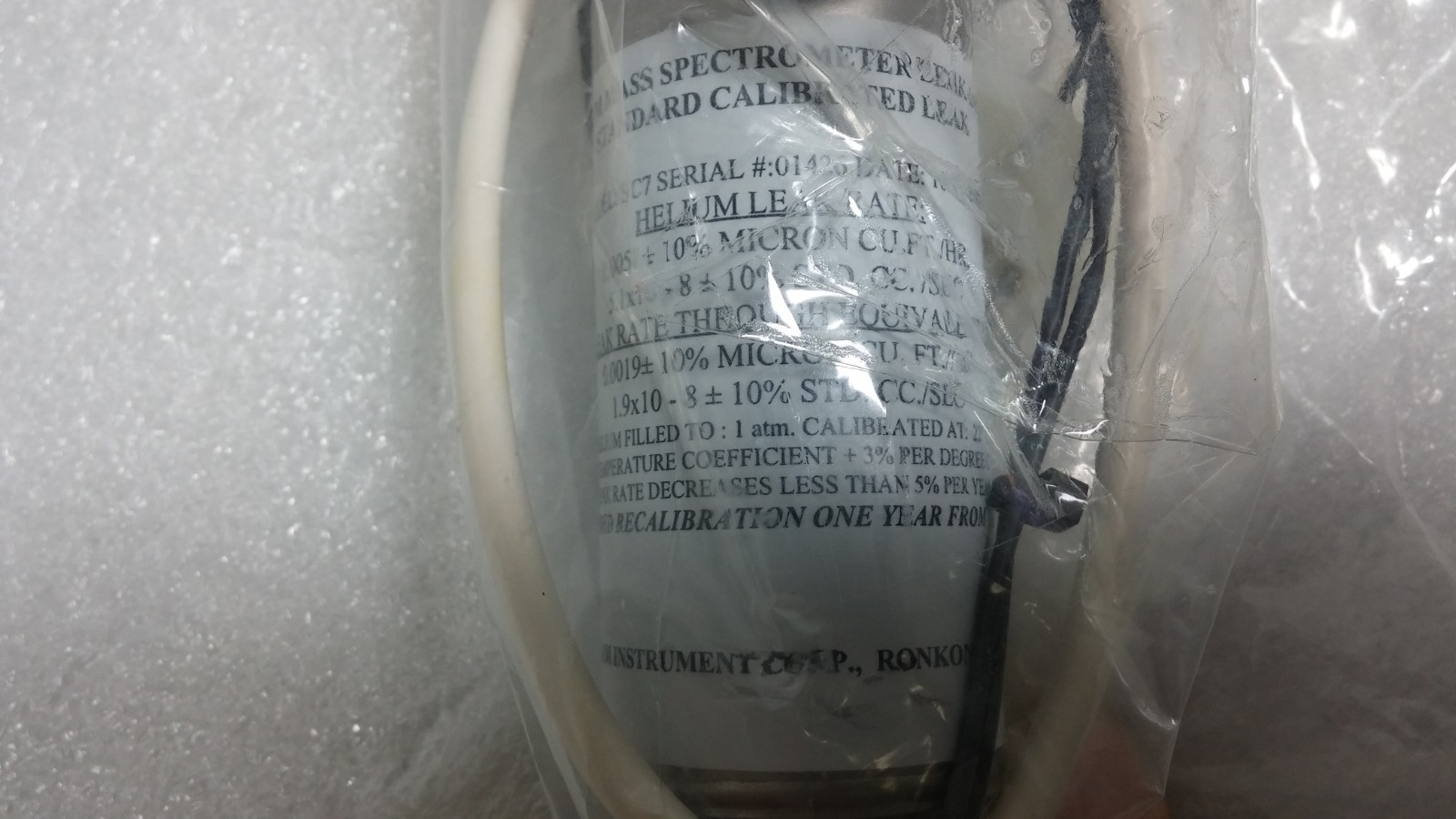 LDS Vacuum Instruments SC7 Helium Mass Spectrometer Leak Detector 0. ...