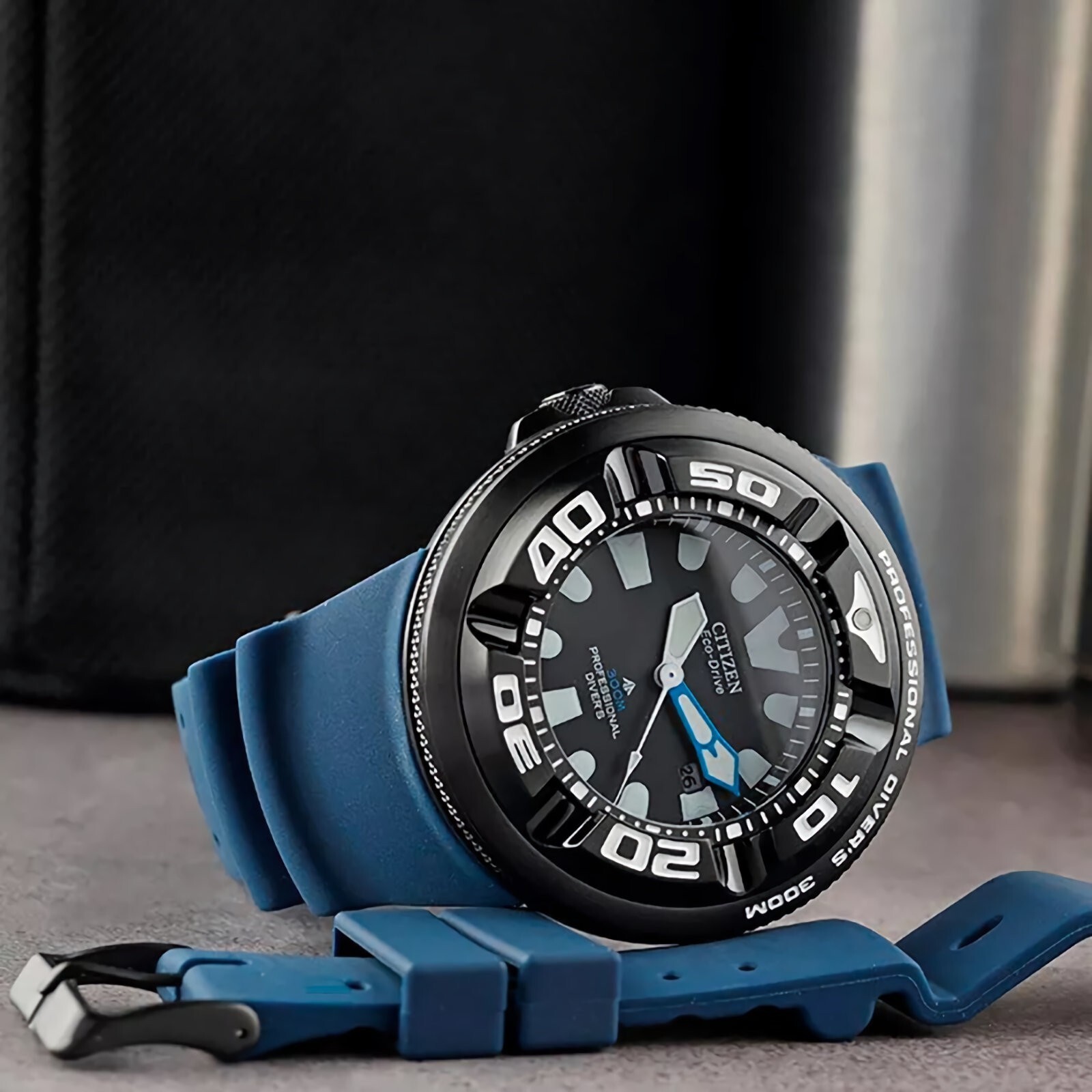 CITIZEN PROMASTER MARINE BJ8055-04E Eco-Drive Date Display 300M Men ...