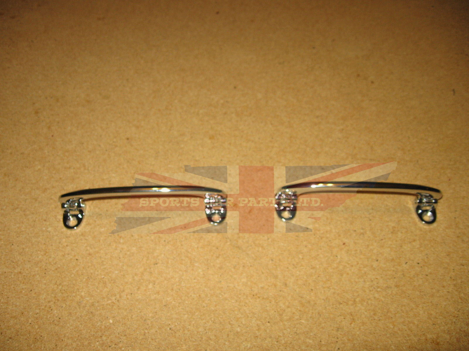 Pair of Brand New Chrome Interior Door Pull Handles Triumph TR4 TR4A ...