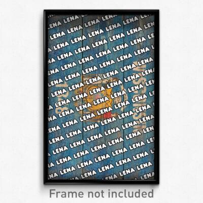 Lena Wisconsin Poster (WI City Souvenir 11x17 Town Print) | eBay