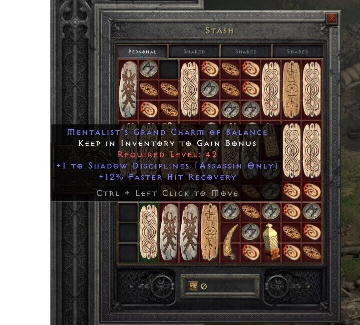 D2 D2R Diablo 2 Resurrected (PC)💥 NL 💥 7 x Assassin Shadow Grand Charm ...