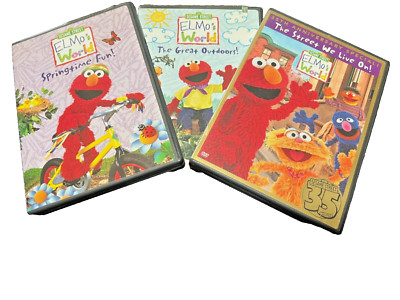Sesame Street Elmos World Street We Live on, Springtime Fun & Great ...