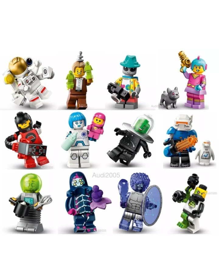 Lego 71046 Series 26 Space Minifigures Complete Set of 12 New CMF Lot ...