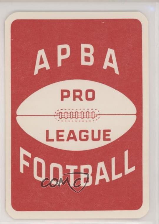 1970 APBA Football 1969 Season Mike Weger | eBay