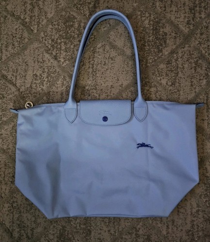 LongchampLe Pliage Club Shoulder Bag Light Blue With Blue Large-Rare ...
