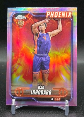 2024-25 Topps Chrome Basketball - #184 Oso Ighodaro Pink Refractor(RC ...