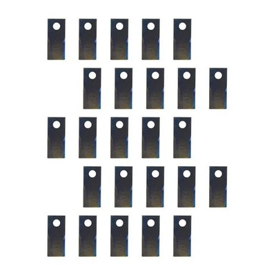 Disc Mower Knives Type 1 Top Bevel Flat 25 Pack fits New Holland 411 ...