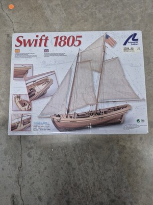 Vintage French American Virginia Pilot Boat Swift 1805 Model Ship Boat ...