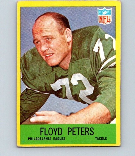1967 PHILADELPHIA FOOTBALL #139 FLOYD PETERS MID GRADE KO | eBay