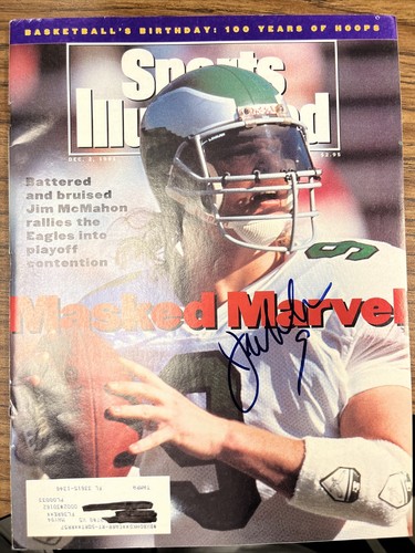 Jim McMahon Autographed / Signed December 2 1991 Sports Illustrated ...