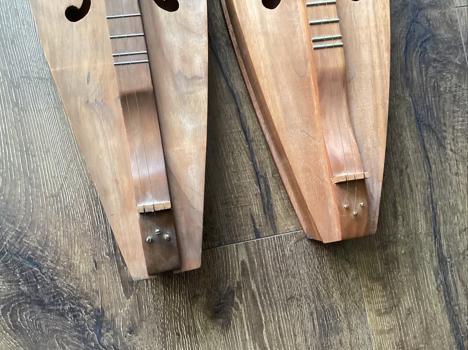 2 Vintage Mountain Appalachian Mountain Dulcimer Music Instruments ...