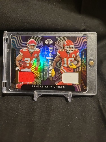 Skyy Moore Tyreek Hill 2022 Panini Illusions Deja Vu Dual Patch #DV-KC ...
