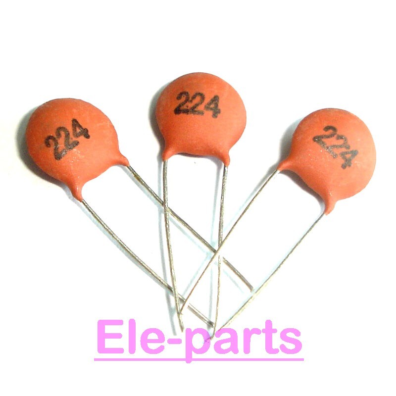 100 PCS CERAMIC CAPACITOR DIP 0.22uf 50V 224 220nf | eBay