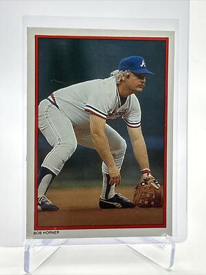 1984 Topps All-Star Set Bob Horner Baseball Card #13 Mint FREE SHIPPING ...