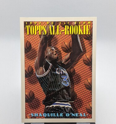 1993 Topps Shaquille O'Neal Topps All-Rookie 1st Team #152 | MAGIC ...